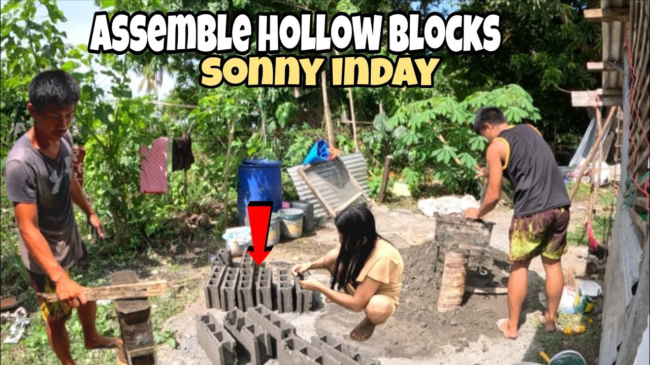 PART-15 MANU MANU PAGAWA NG HOLLOW BLOCKS - YouTube