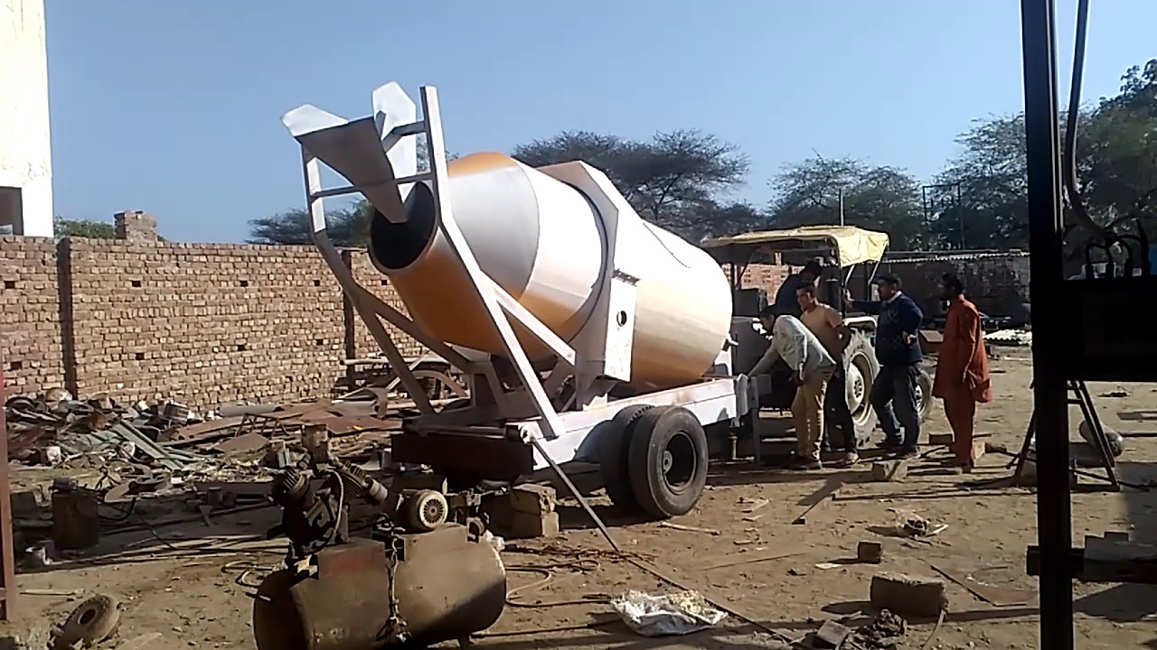 Mini transit mixer: UNICON EQUIPMENTS - YouTube