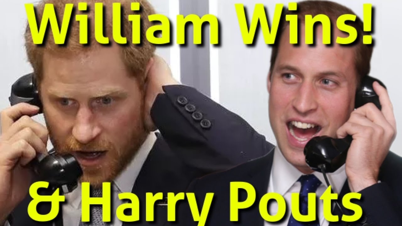 Prince William Settles His Case and Prince Harry Continues To Pout ...
