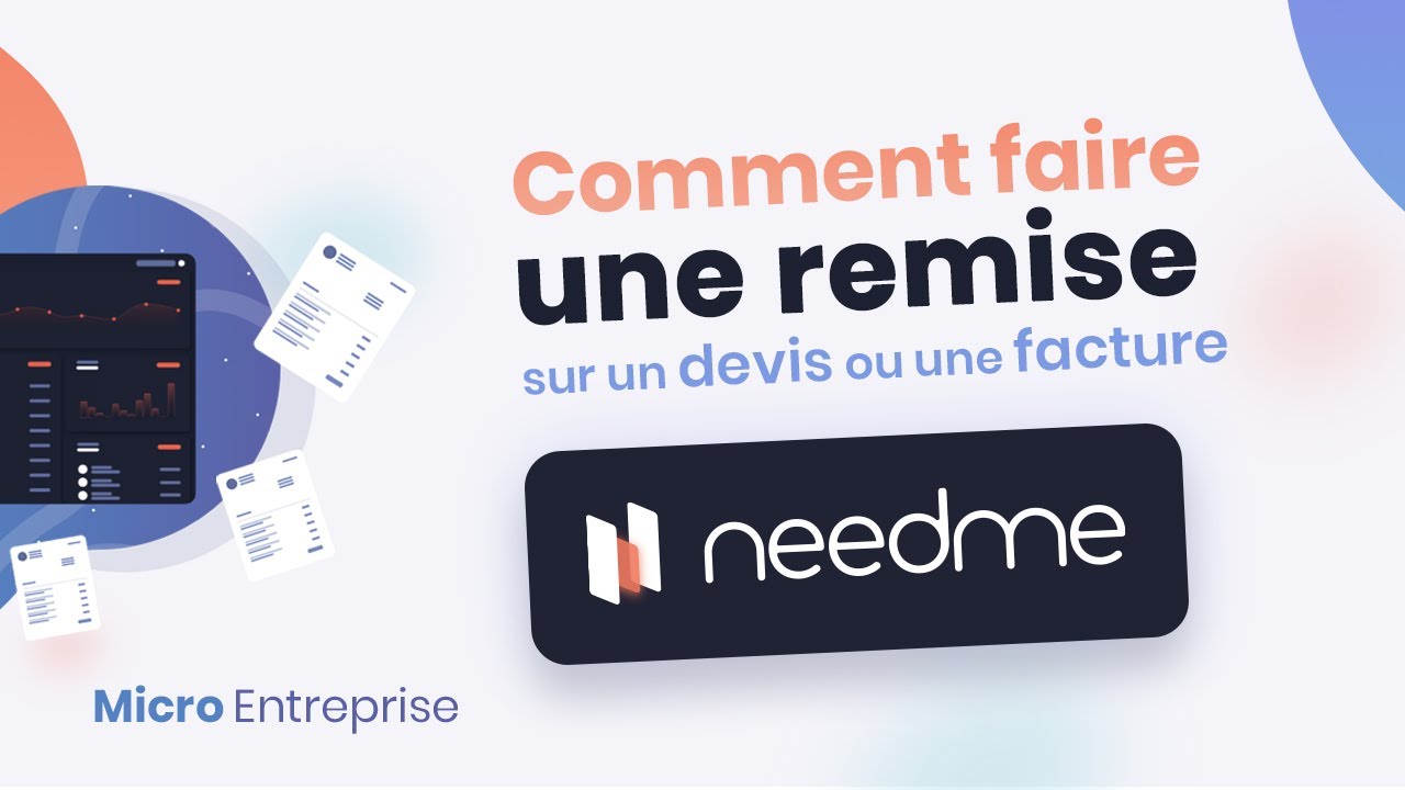 Comment faire une remise sur un devis ou une facture - YouTube