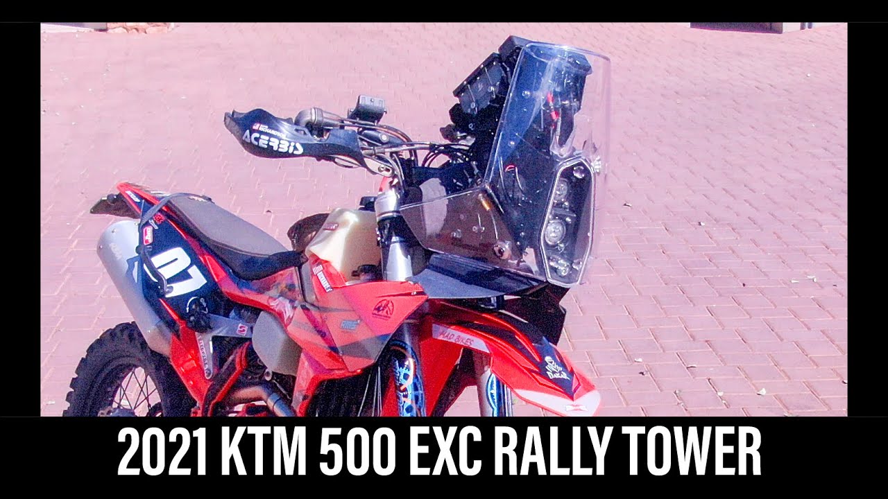 2021 KTM 500 EXC -Rally and Navigation Tower Install and Initial Review ...