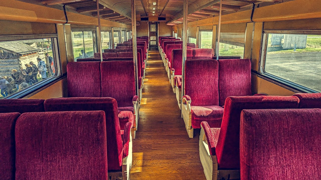 Train Cars at the Hocking Valley Scenic Railroad - YouTube