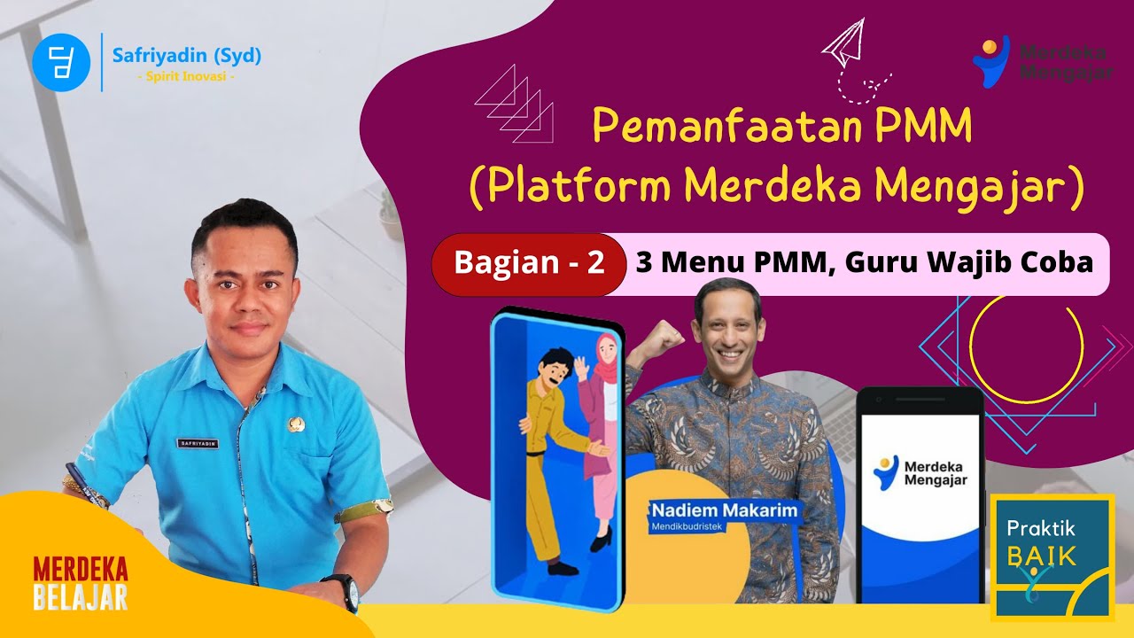 3 Menu Utama PMM, Guru Wajib Coba‼️ - YouTube