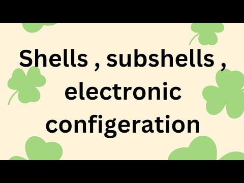 Shells , subshells , electronic configuration of elements in periodic ...