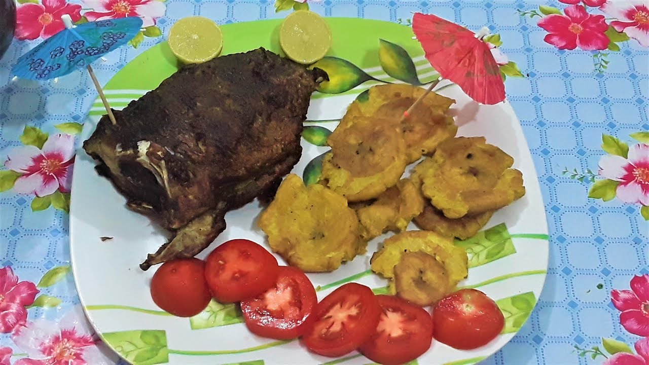 Como hacer pescado frito con patacones👍👍👍 - YouTube