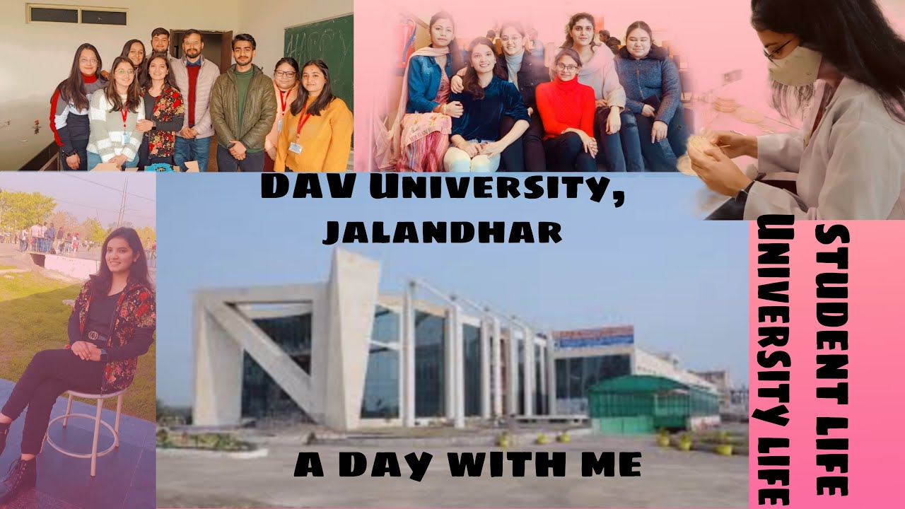 A day at DAV University || First vlog ||fun with friends|| Life of ...