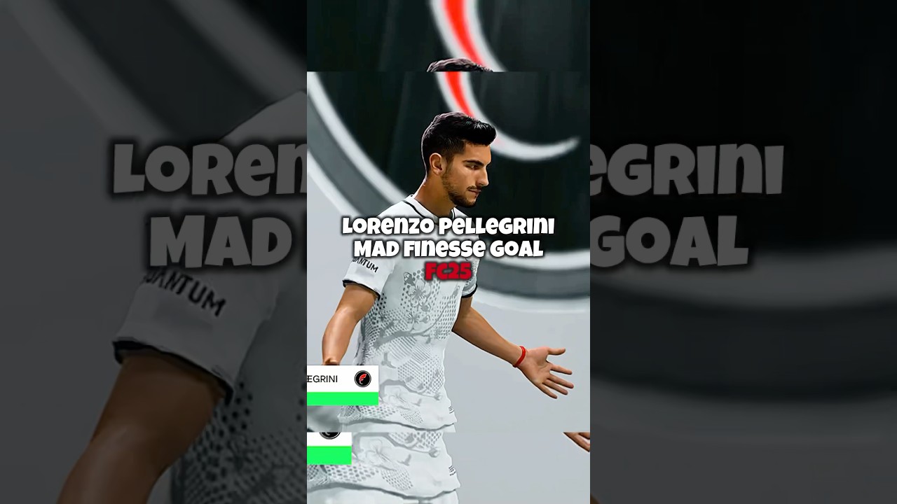 Pellegrini meta finesse playstyle goal in ultimate team #fc25 #italian ...