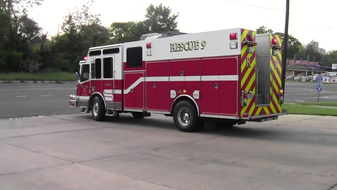 Rescue 9 Responding Hot - Awesome Federal Q Siren - YouTube