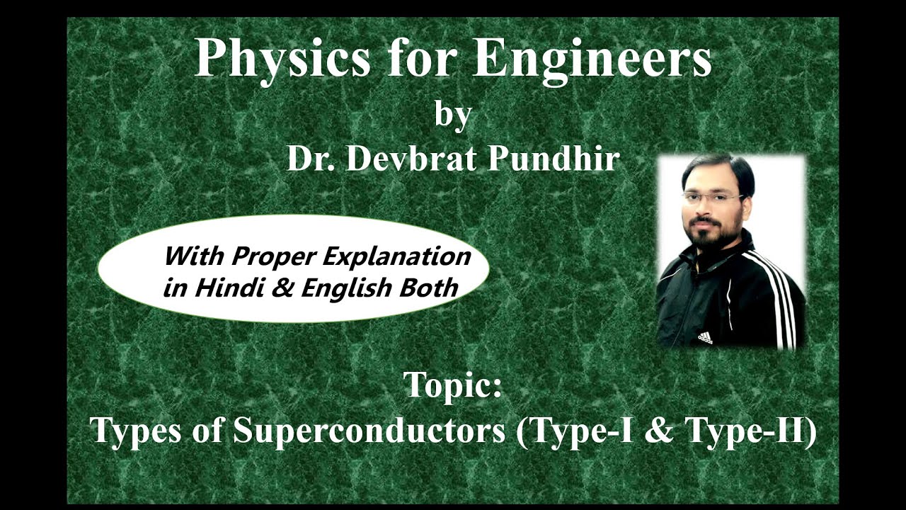Types of Superconductors (Type-I and Type-II) in detail I B. Tech. I B ...