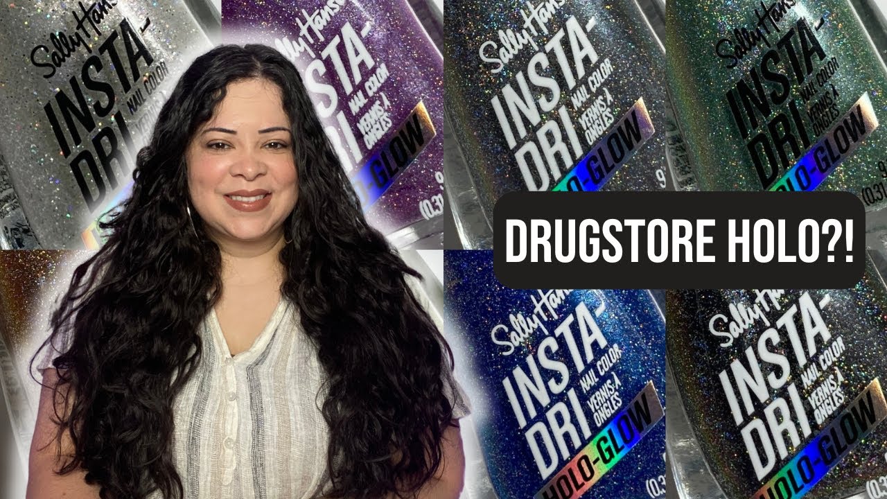 Sally Hansen Insta Dri Holo-Glow Collection - Janixa - Nail Lacquer ...