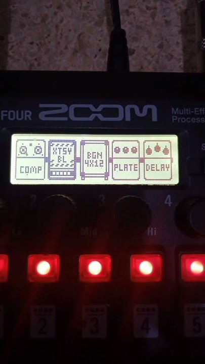 Zoom G1x four bogner patch - YouTube
