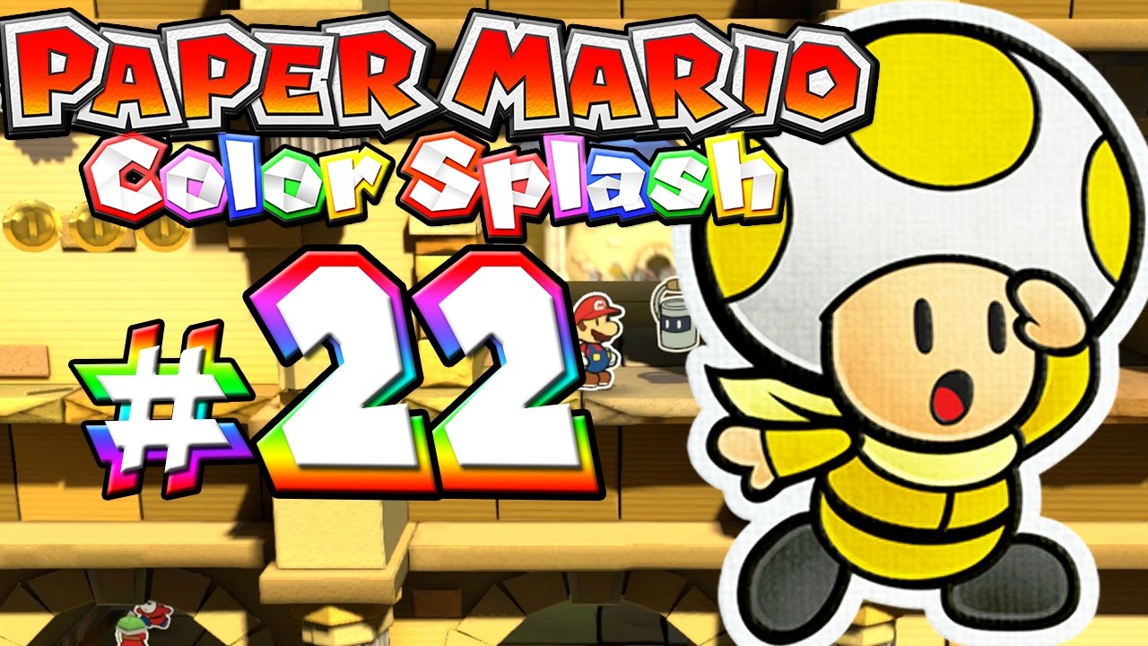 PAPER MARIO: COLOR SPLASH # 22 🎨 Gelbe Retter-Toads for the Win! - YouTube