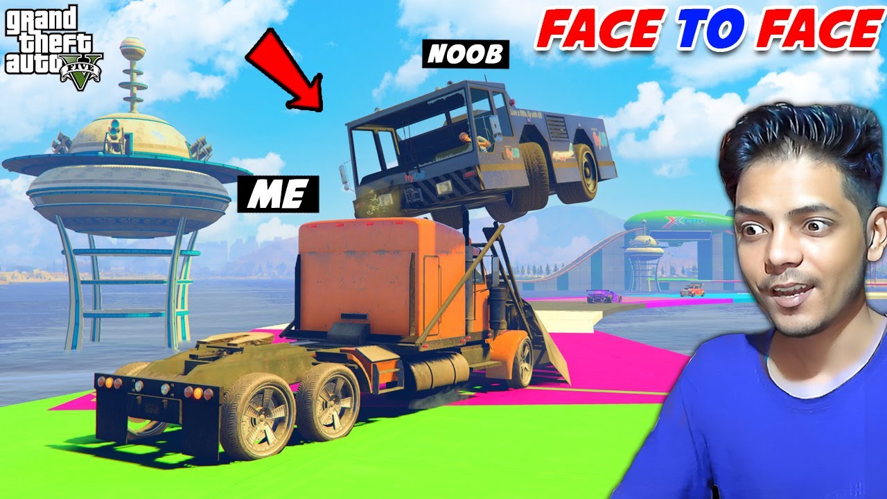 Cars Vs Cars Challenge Only 9999 IQ Players Can Win This Race in GTA 5 ...