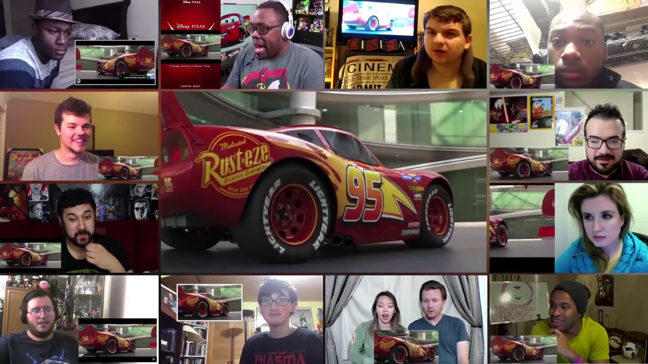 CARS 3 Trailer New Cars 3 Extended Sneak Peek Trailer Reactions Mashup ...