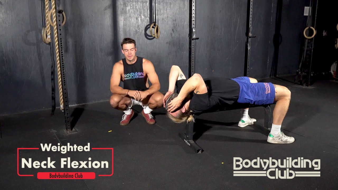 Weighted Neck Flexion - YouTube