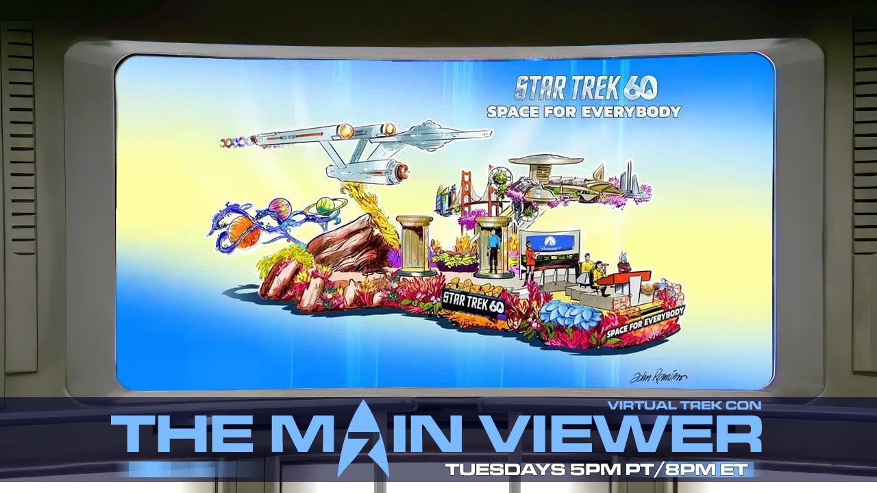 New Years Day Star Trek Float, New Star Trek Figures, and Prodigy ...