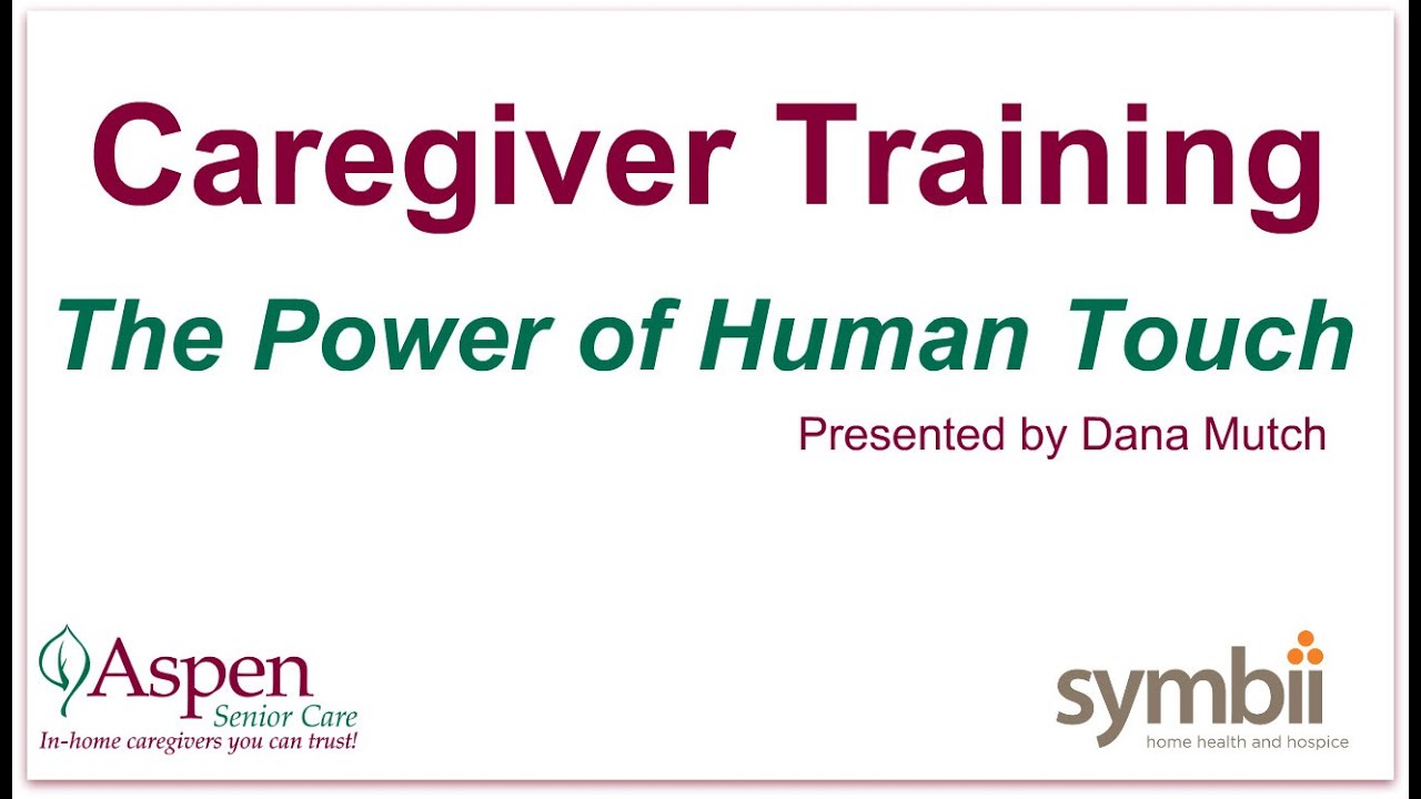 The Power of Human Touch | Aspen Senior Care - YouTube