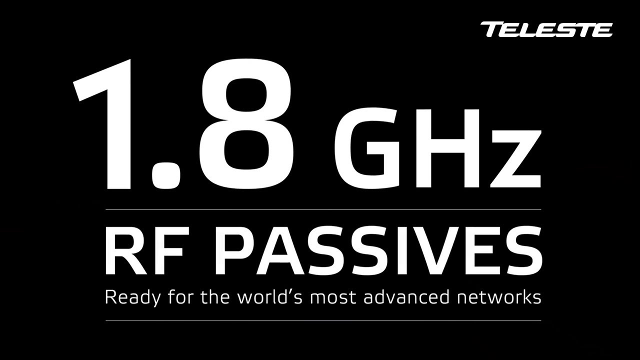 Teleste 1.8 GHz RF Passives - YouTube