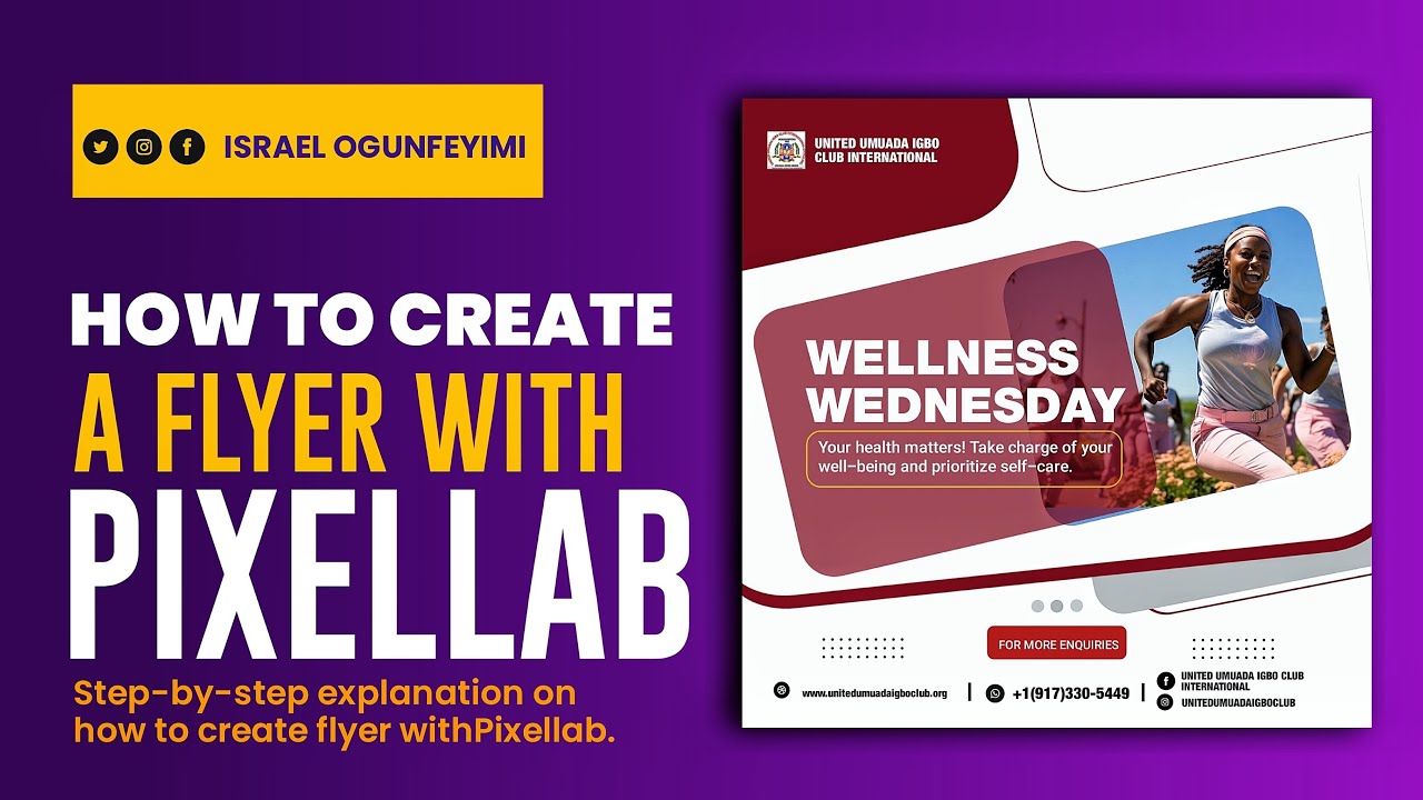 Design Mastery: Creating Dynamic Social Media Flyers with Pixellab! 🎨 ...