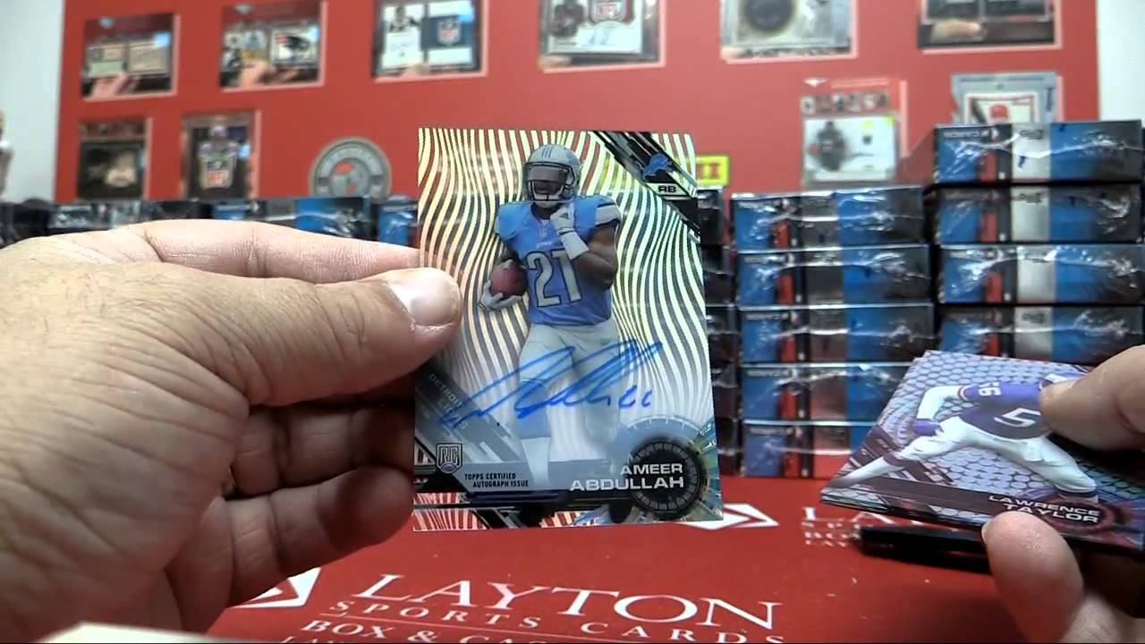 Quad Case Break 2015 Topps High Tek Football - YouTube
