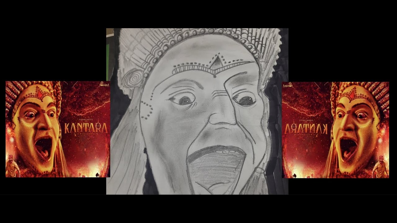 Kantara 🔥 | Varah Roopam | Pencil Sketch | Rishabh Shetty| Song ...