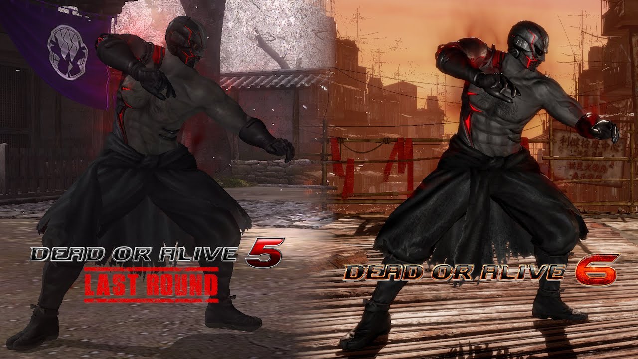 Doa 5 & 6 Death Combo Comparison : " This Is How Raidou Advances His ...
