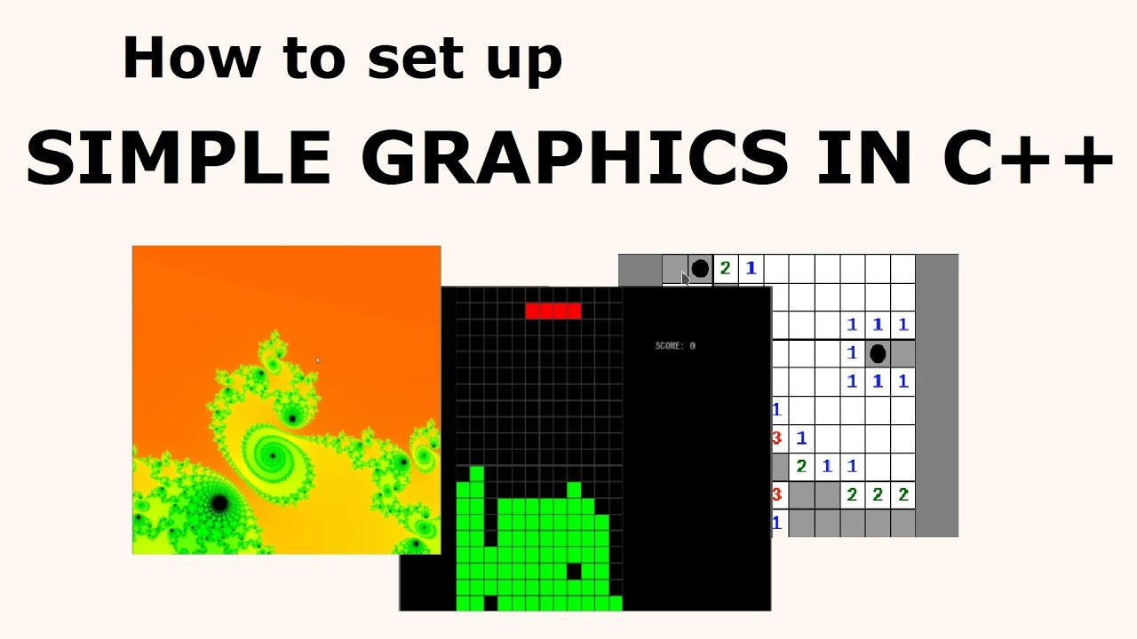 Setting up cppgraphics C++ library (Windows, Linux, macOS) - YouTube