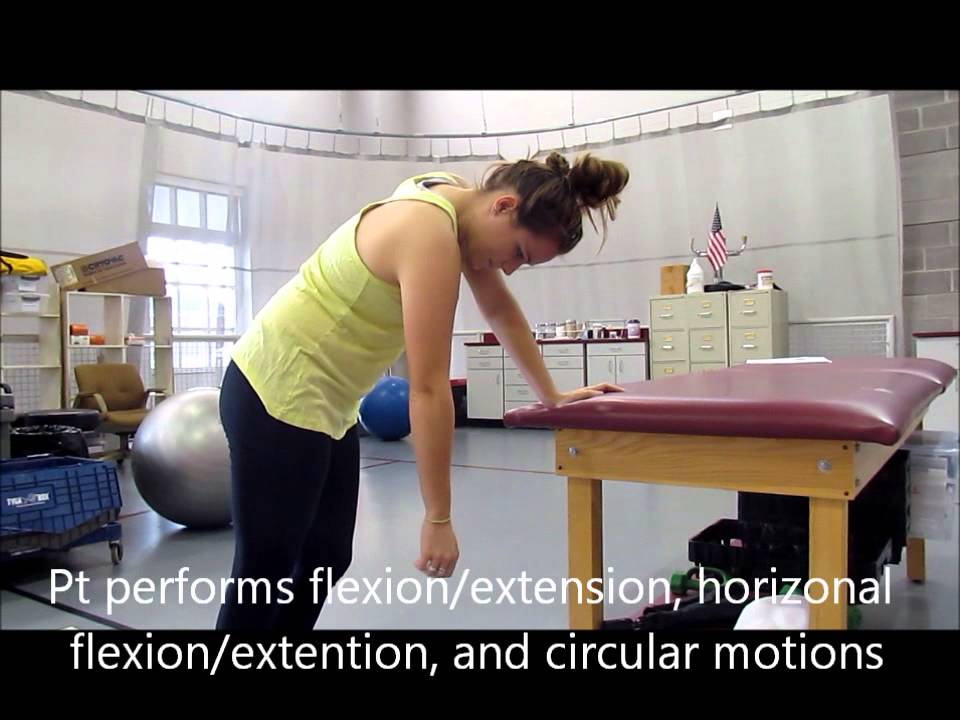 Codman's Exercise - YouTube