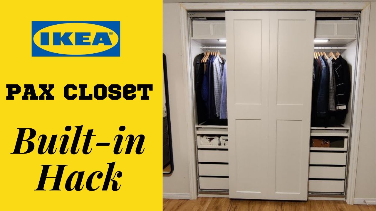 IKEA PAX Closet Built In Installation YouTube