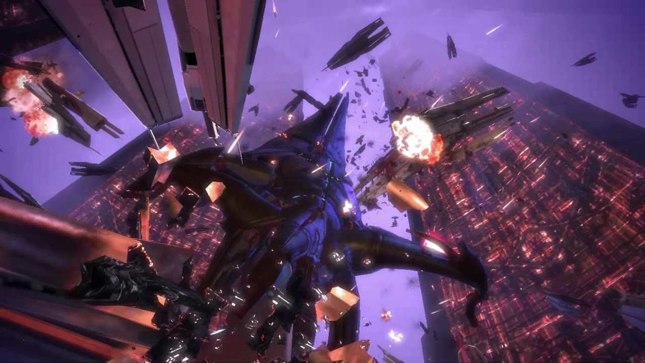 Mass Effect 1 Final Battle Sovereigns Death Youtube