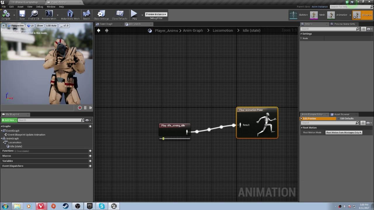 [OUTDATED]Advanced FPS In UE4 - EP.1 Setup and Animations - YouTube