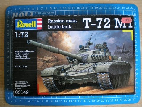 Revell 1/72 scale T-72 M1 - Inbox Review - YouTube