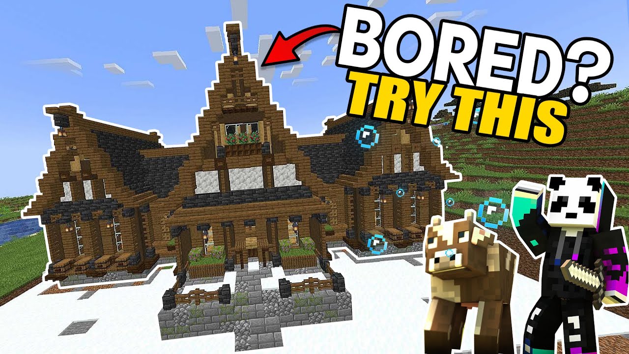Things To Do When You Are Bored In Minecraft - YouTube