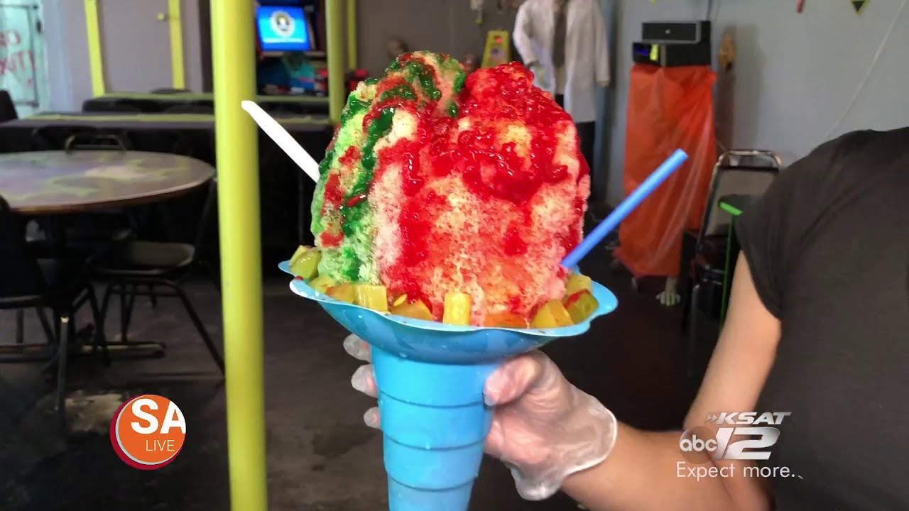 Zombie-Themed Snow Cone Shop Serving Massive Treats! | Elder Eats | SA ...