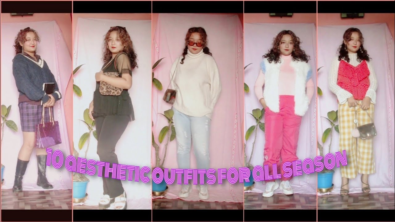 10 aesthetic outfits for ALL SEASON ||CHILL WITH BRESH || - YouTube