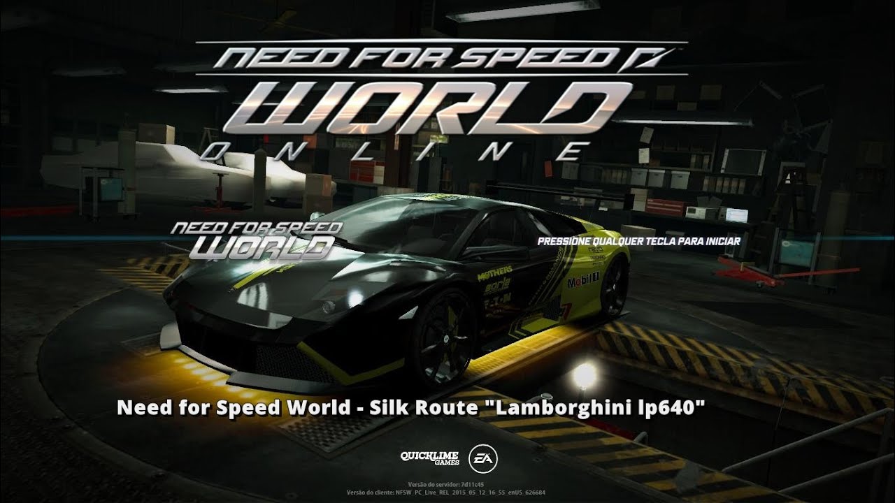#20º Need for Speed World Silk Route Lamborghini lp640 - YouTube