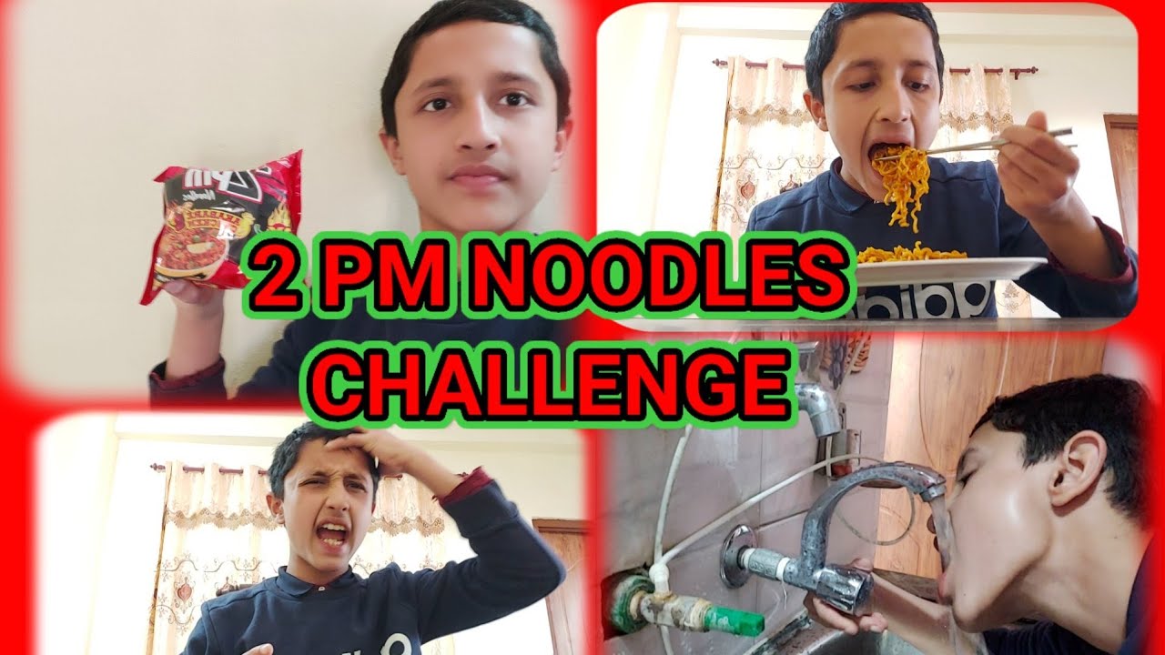 2 pm Noodles Spicy Akabare chicken Challenge || Spicy Noodles Made in ...