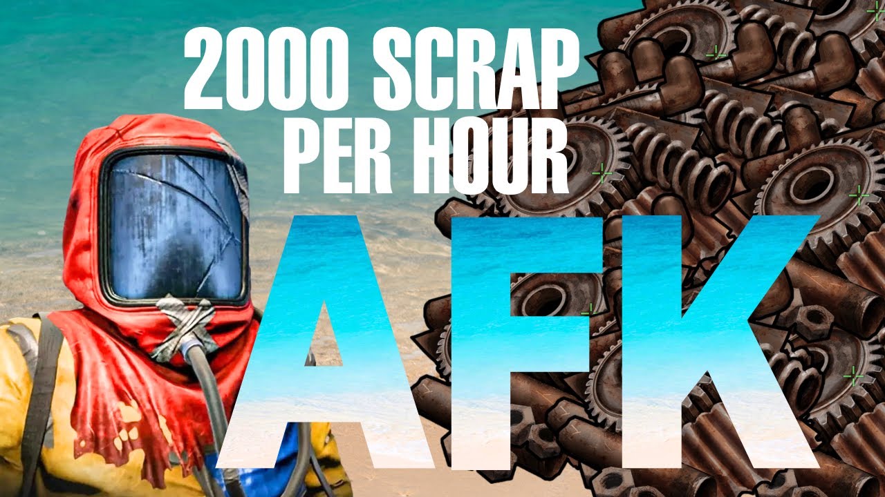 How to Get 2000 Scrap Per Hour Completely AFK In Rust. Rust Fishing Bot ...