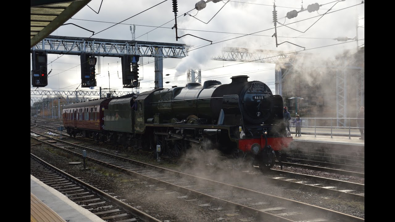 Winter Cumbrian Mtn Outing with 46115 Scots Guardsman. 28/1/23 - YouTube