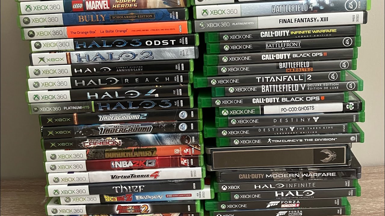 My Entire Xbox Game Collection - YouTube