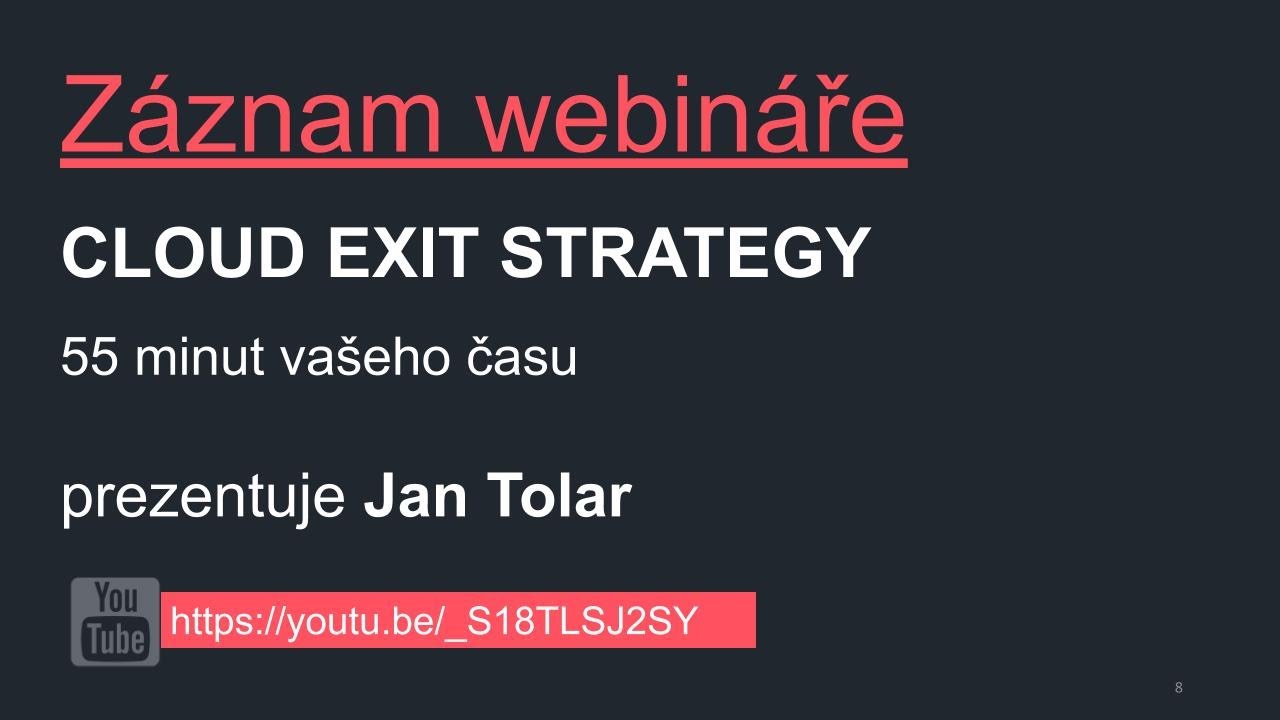 Cloud Exit Strategy - YouTube