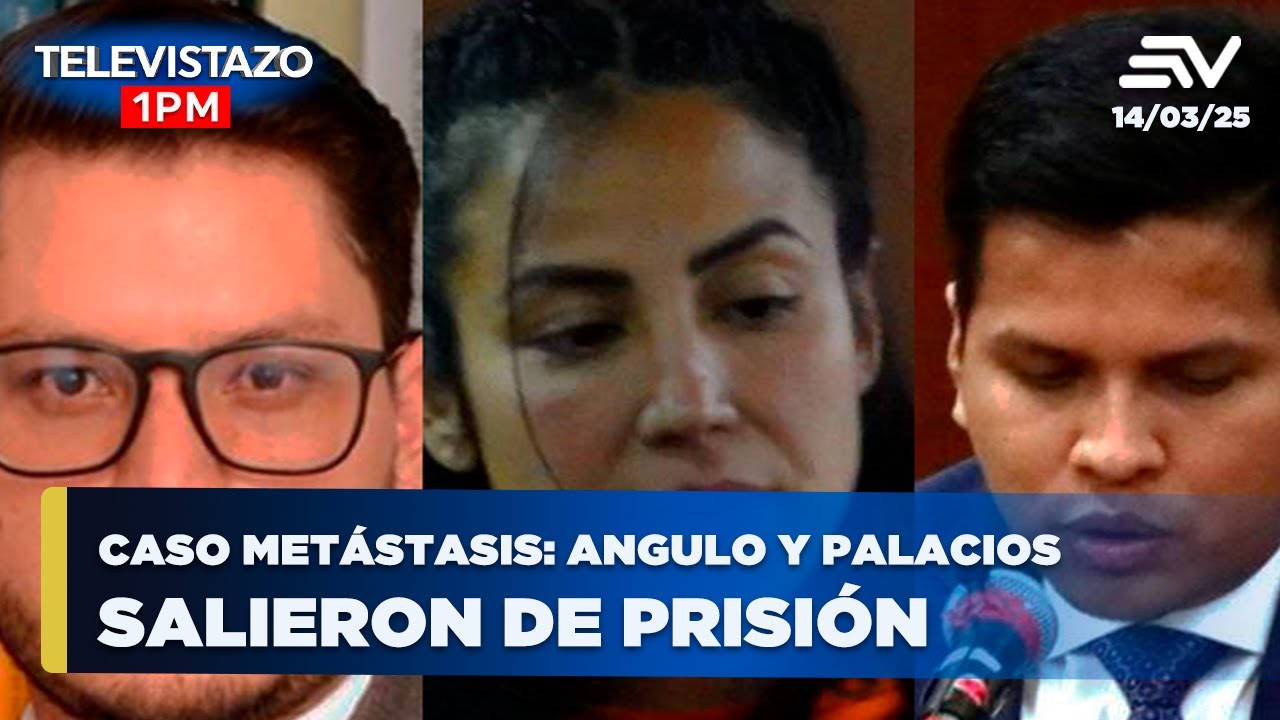 Caso metástasis: Angulo y Palacios dejaron la cárcel | Televistazo 1PM ...