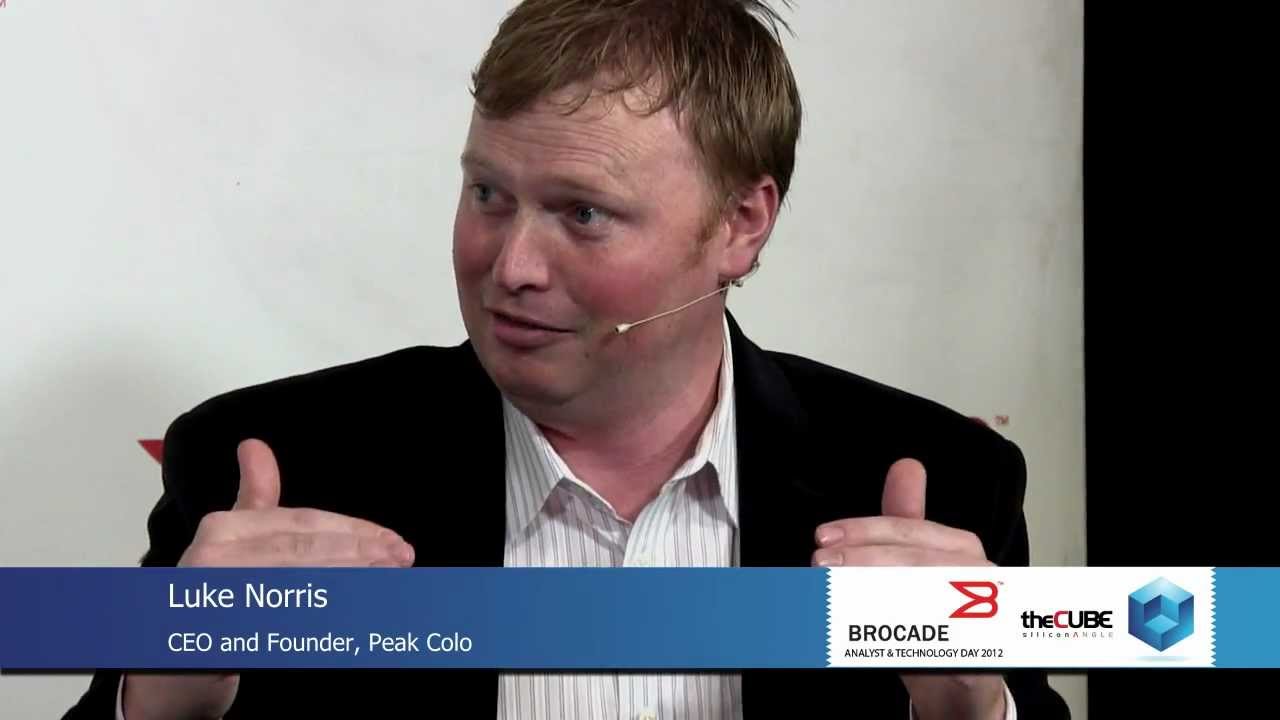 Luke Norris, Peak Colo - Brocade Tech Day - theCUBE - YouTube