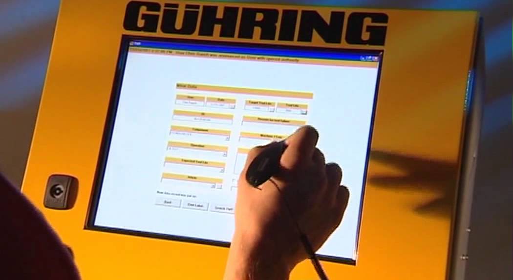 Tool Management from Guhring - Step4. Production-Data Recording ...