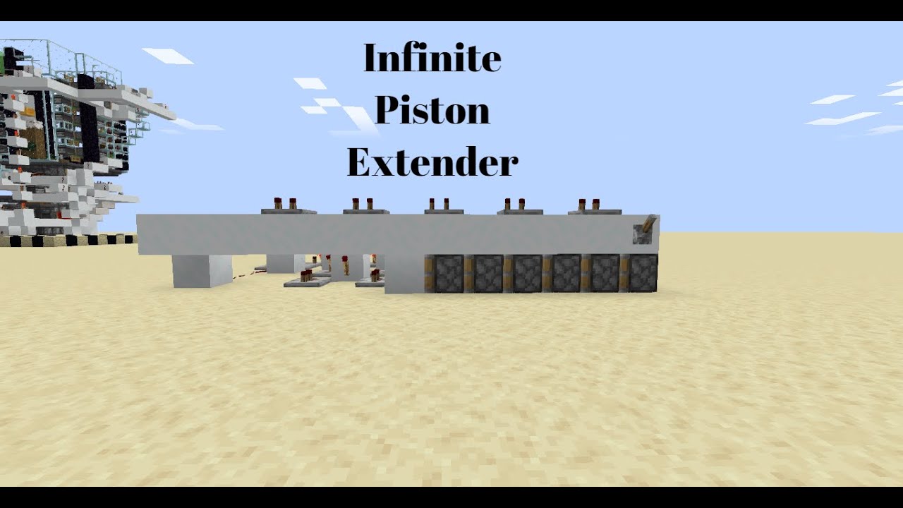 MINECRAFT - Piston extender infinito - YouTube