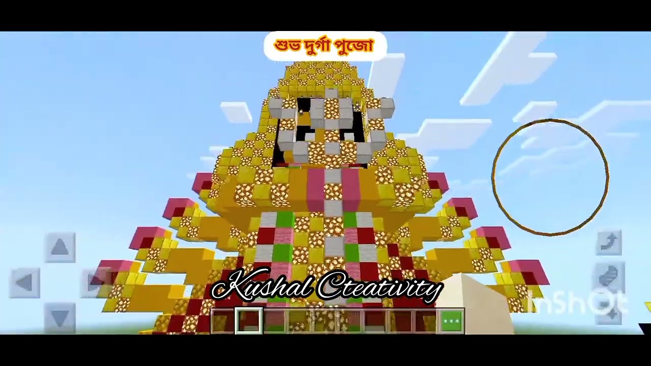 Durga puja in Minecraft 2023 - YouTube