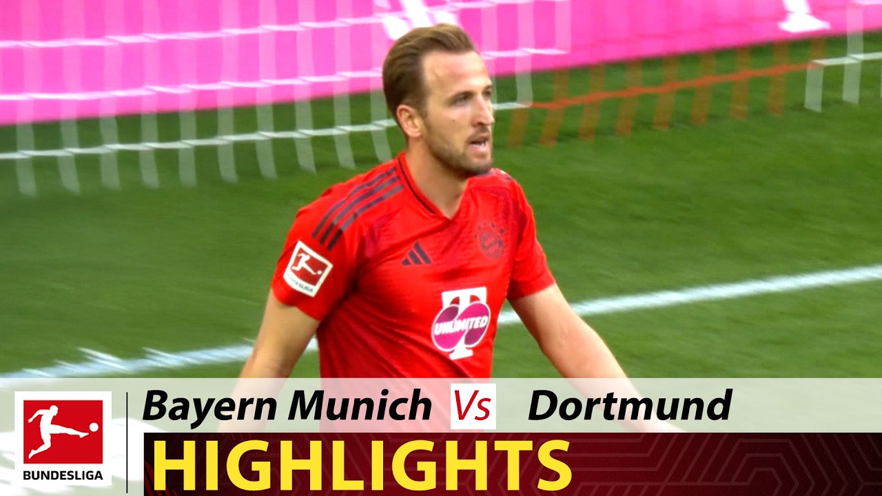Bayern Munich vs Borussia Dortmund | Highlights | Bundesliga | 12th ...