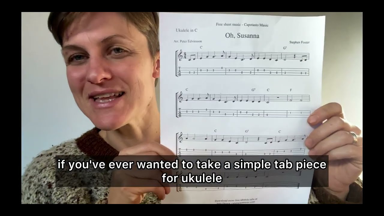 How to create a CHORD MELODY arrangement on ukulele from a melody tab ...