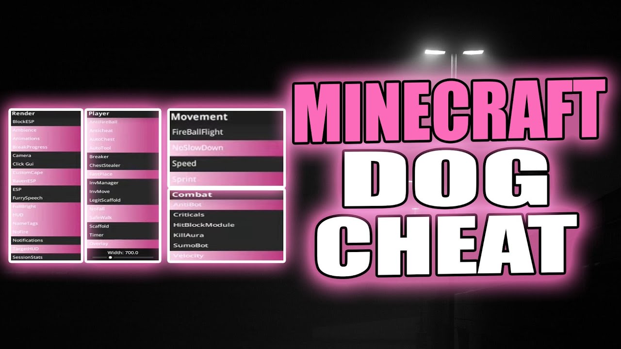 Minecraft DOG CHEAT | Scaffold + Killaura + Reach | Hypixel Undetected ...