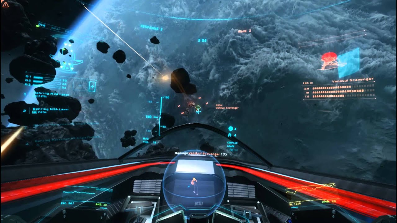 M50 Interceptor: Good luck hitting me! Star Citizen: Arena Commander, 1 ...